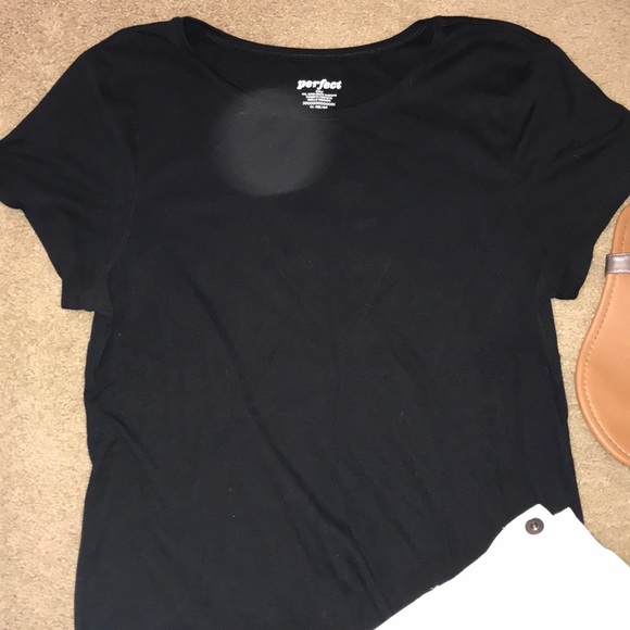 Old Navy | Tops | Old Navy Basic Black Short Sleeve Tee Xl | Poshmark